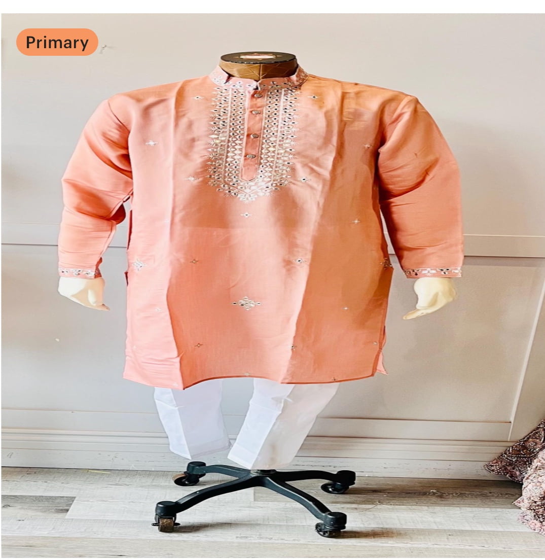 Pink Color Kurta Set - Walmart.com