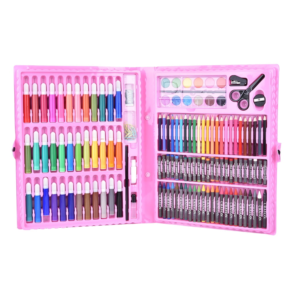 Pink Colored Pencils for Painting Creativity 150-piece Watercolor & Oil ...