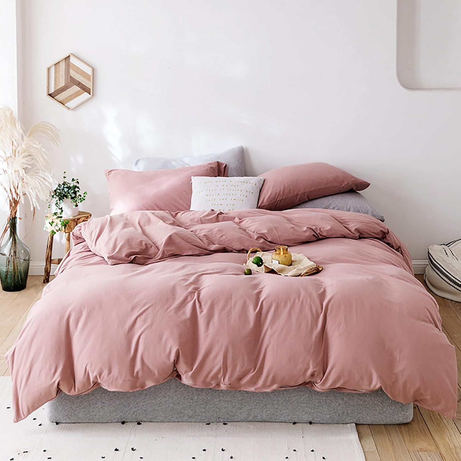 Pink Comforter Set Twin Blush Pink Bedding Comforter Set Full Pale Pink ...