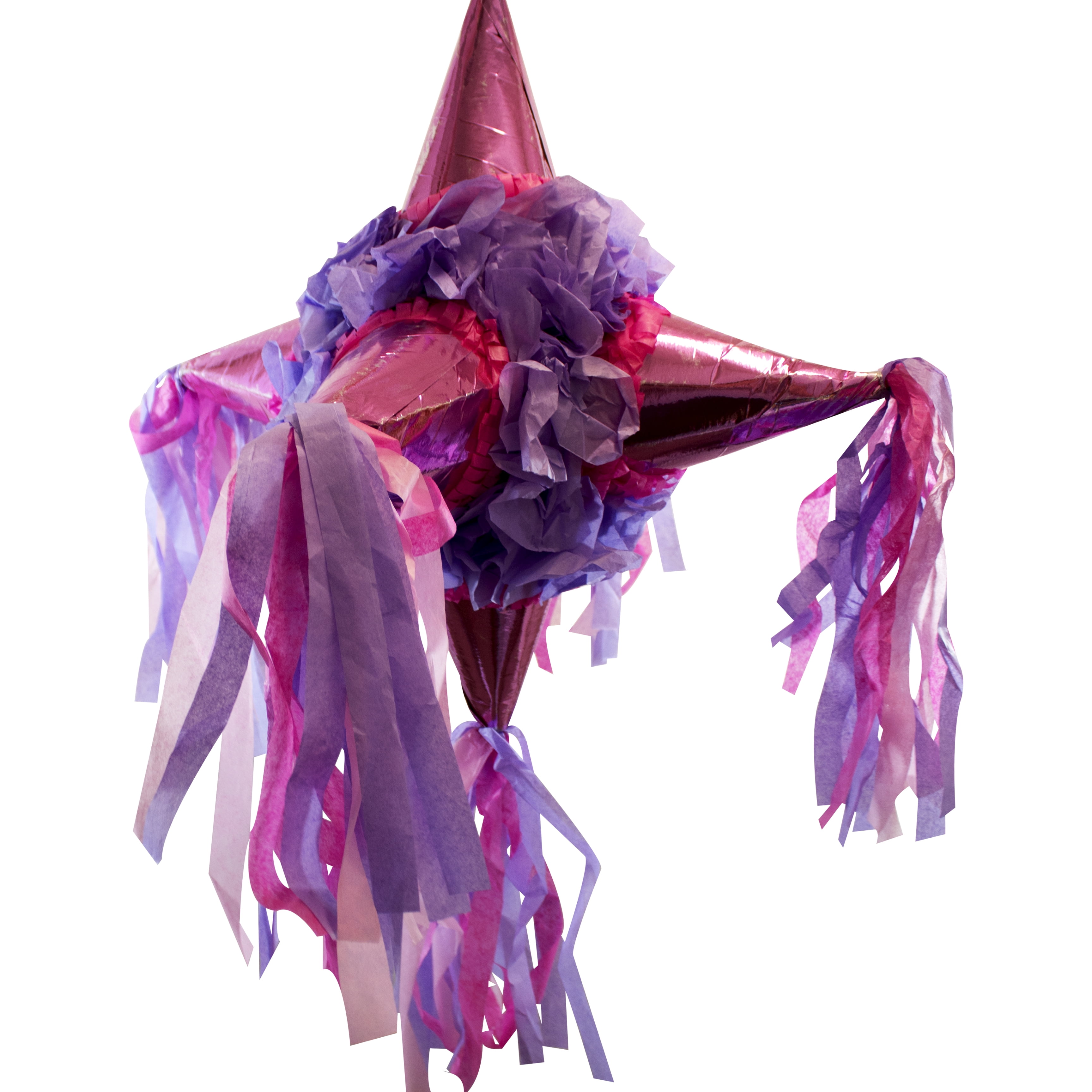 Pink Cone Satellite Star Party Pinata, Traditionally Handcrafted ...