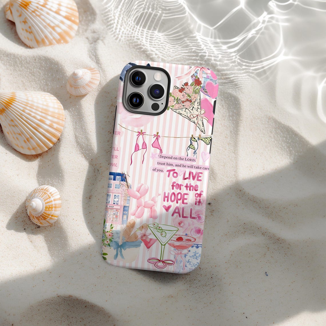 Pink Coquette Collage Preppy Cute Retro Aesthetic Art with iPhone 17 to ...