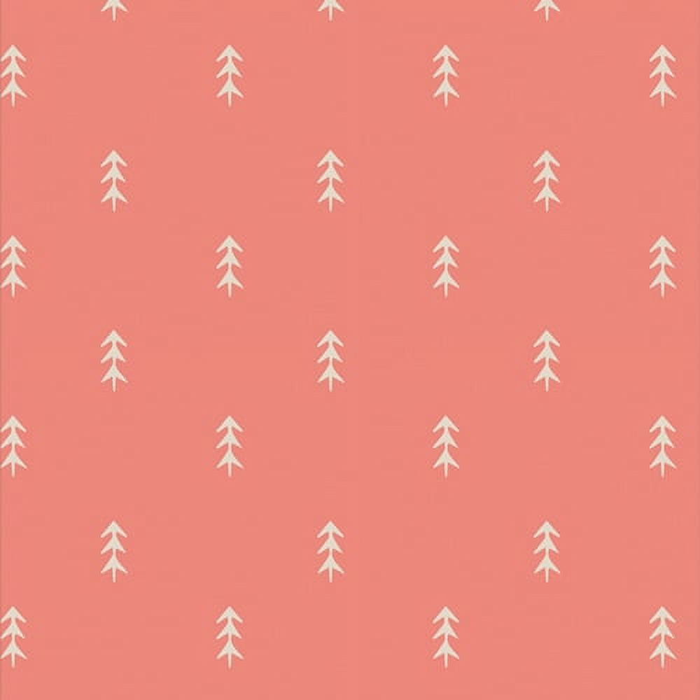Pink Coral Tree fabric - Simple Deloliage Sugar cotton fabric Cozy ...