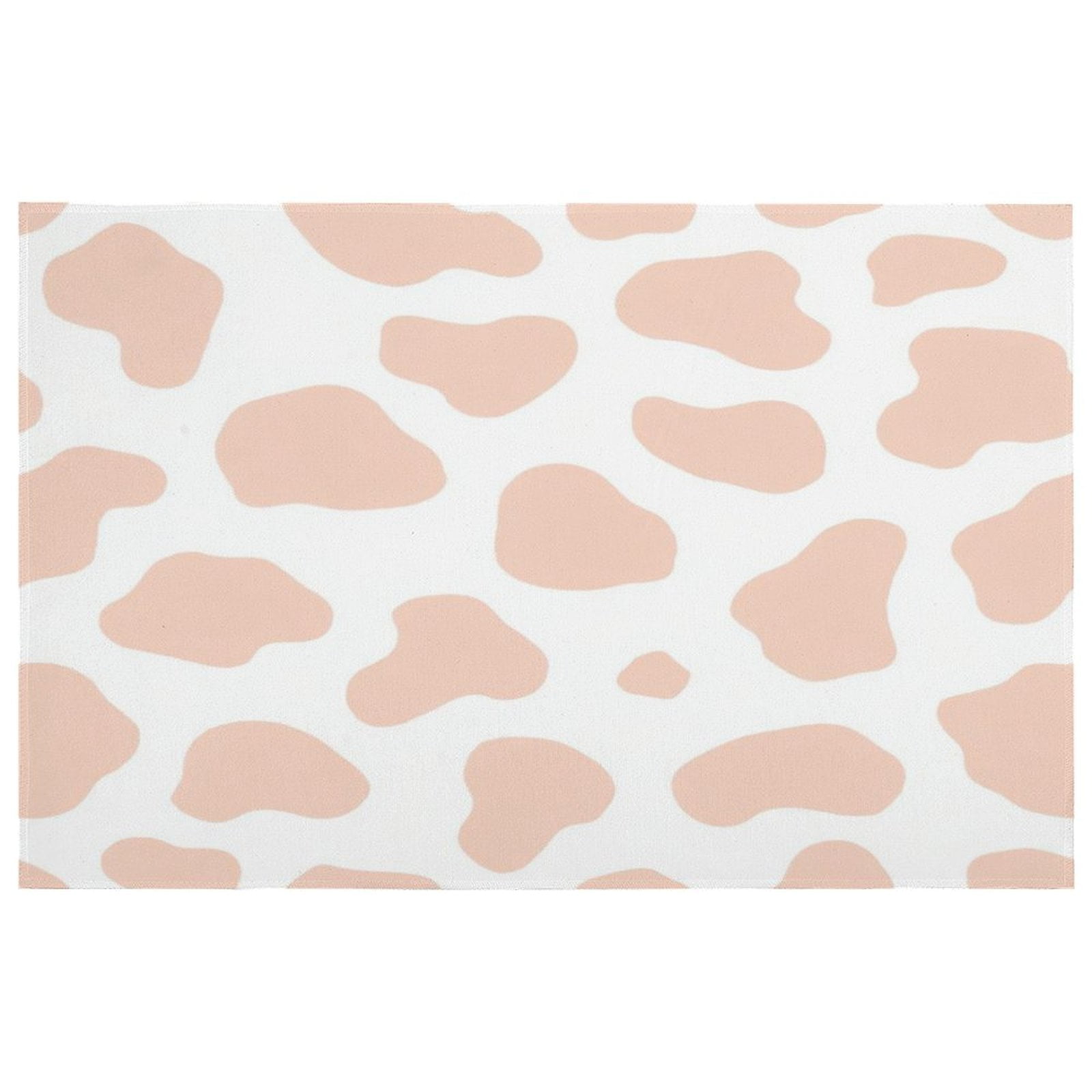 Pink Cow Print Pattern Adult Home Decor Bedroom Living Room Crystal ...