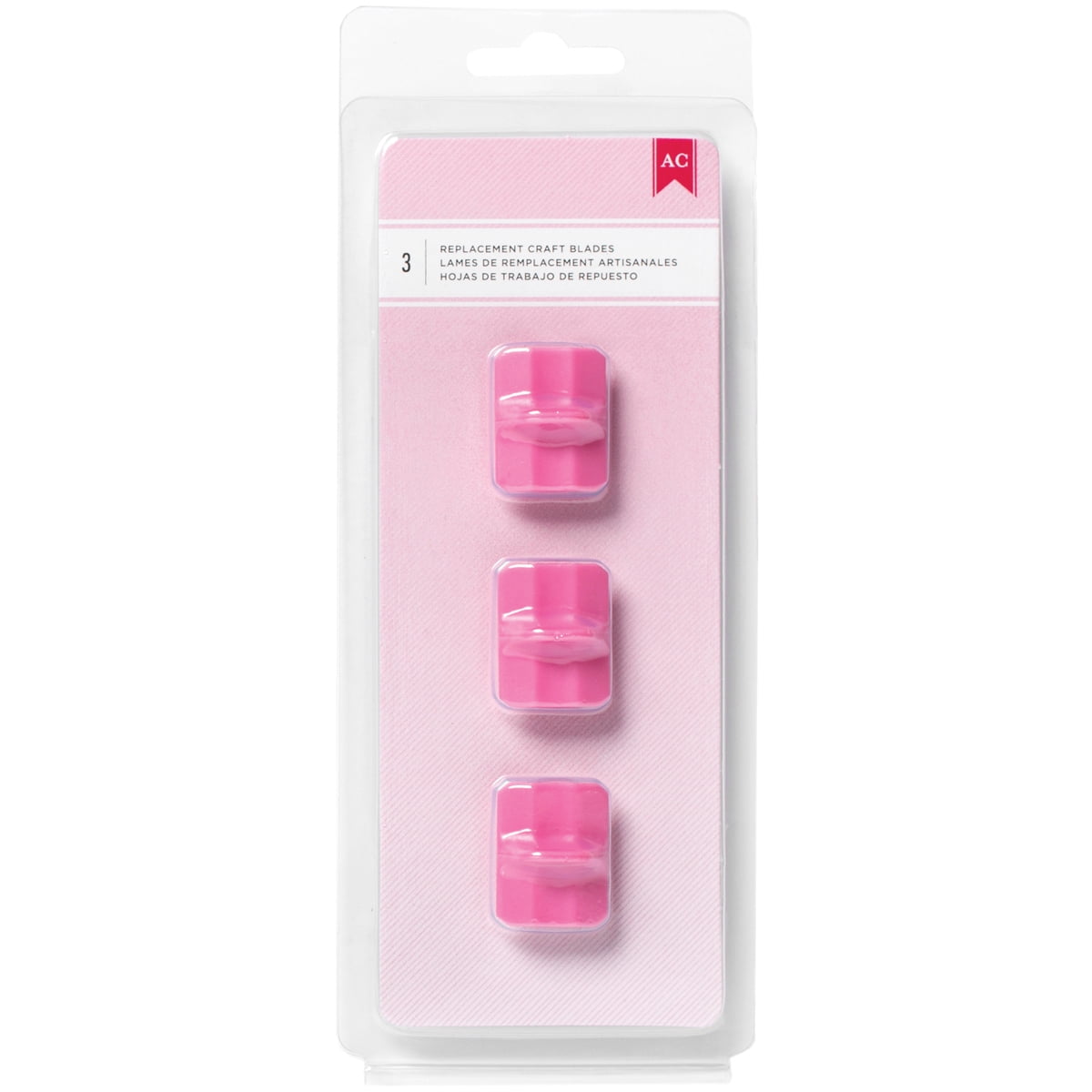 Pink Craft Blade Trimmer Blades 3/Pkg-Craft For 368095 & 368096, Pk 2 ...