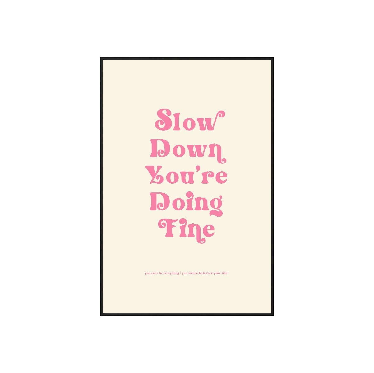 Pink Daily Reminder Positive Affirmations Wall Decor Posters For Room ...