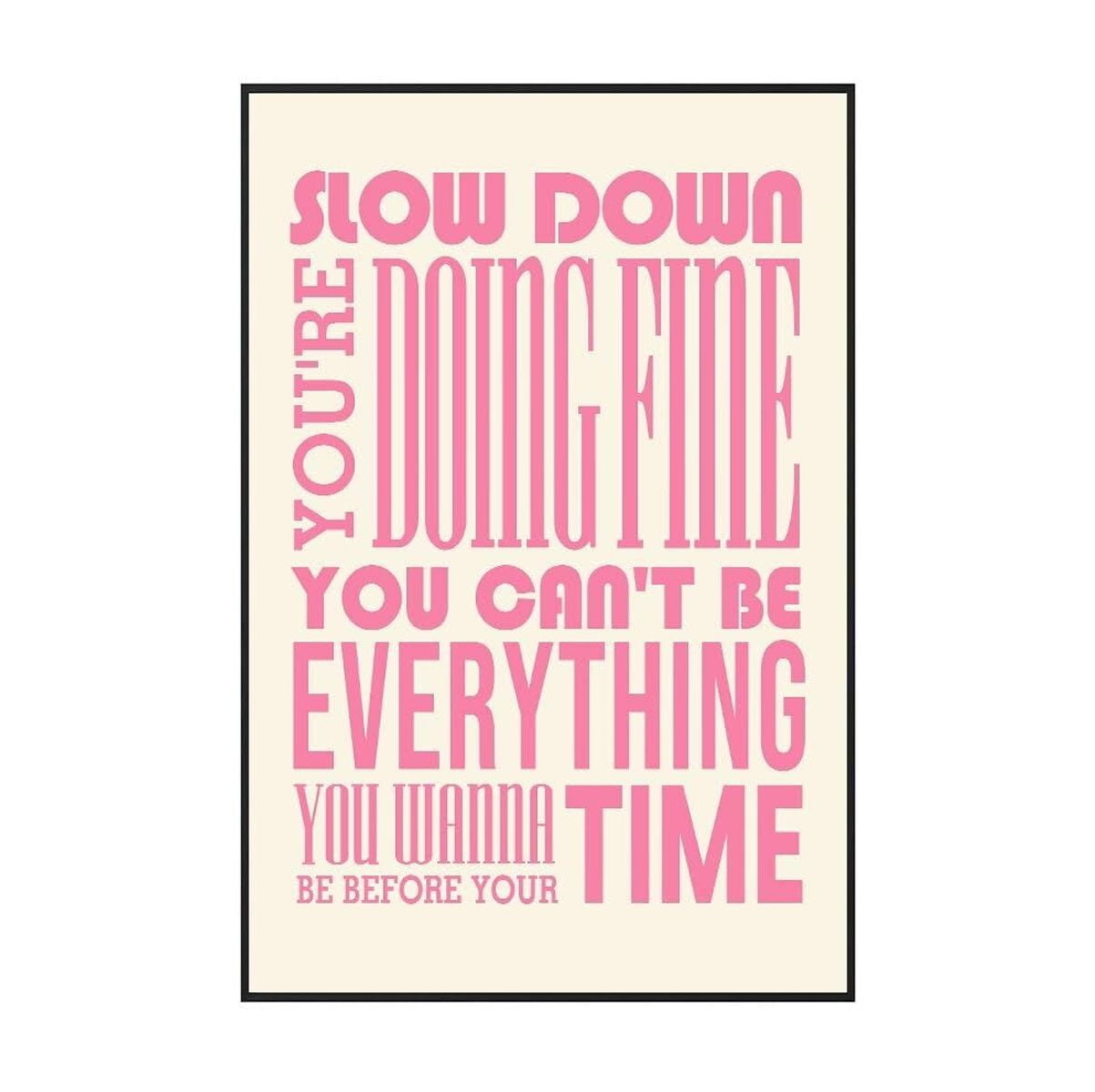 Pink Daily Reminder Positive Affirmations Wall Decor Posters for Room ...