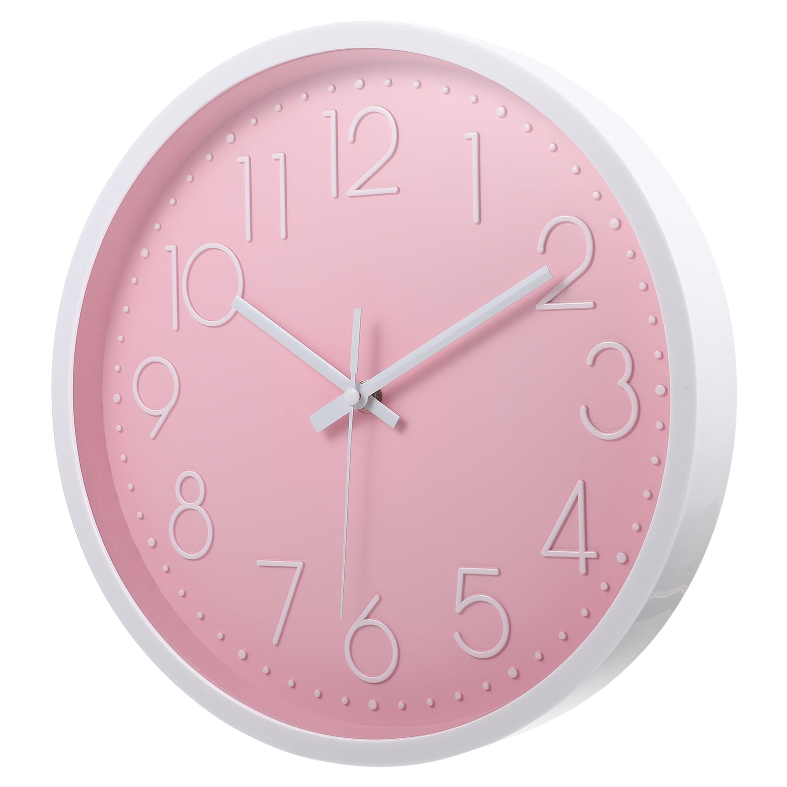 Pink Digital Wall Clock Clocks Kid Room Decor Three-dimensional Fashion ...