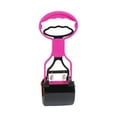Pink Dog Waste Cleaning Tool Plastic Poop Scooper For Feces Remover For ...
