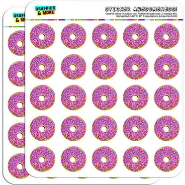 Pink Donut Sprinkles 18 2" Planner Calendar Scrapbooking Crafting ...