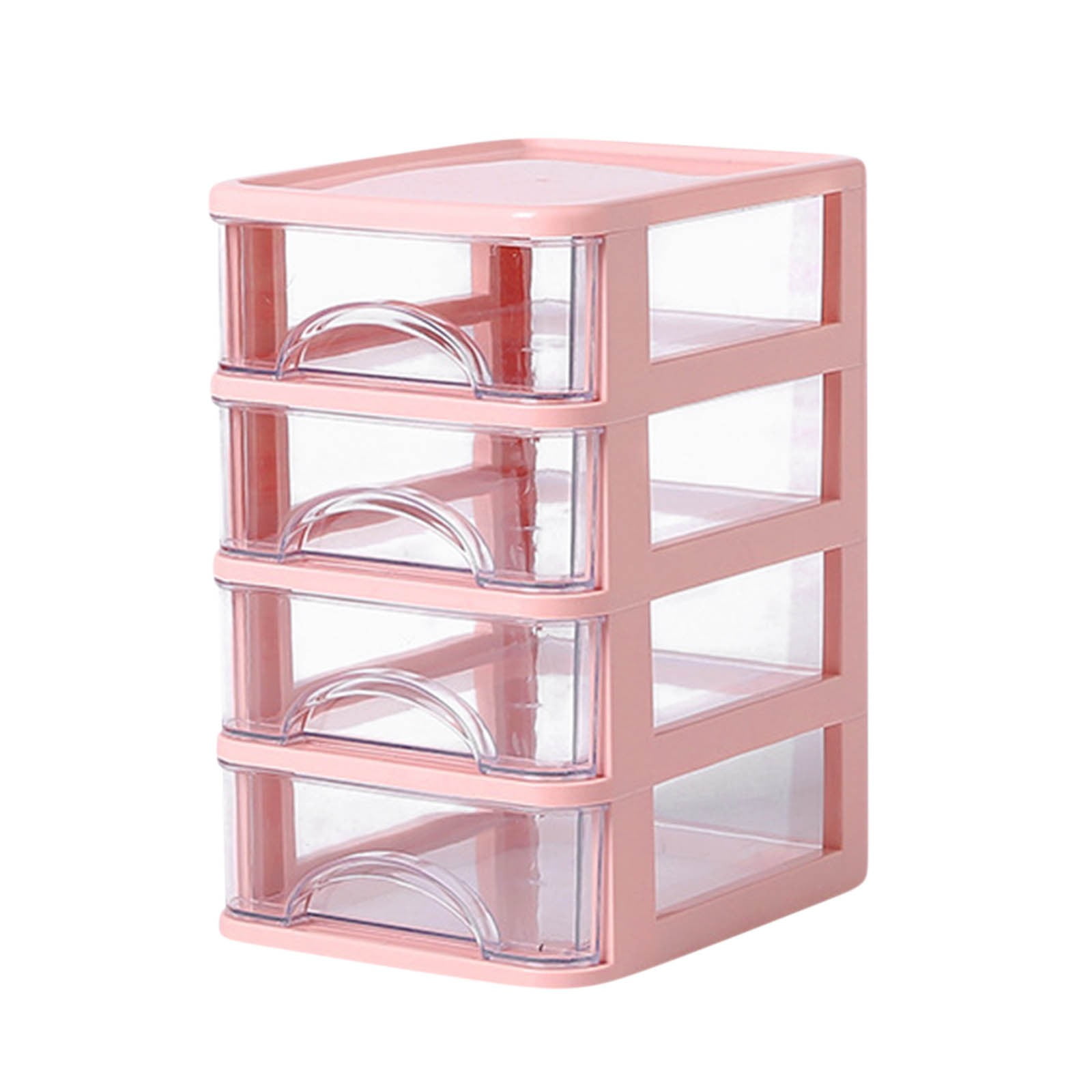 Pink Drawer Plastic Storage Cute Locker Decor Mini Drawer Organizer ...