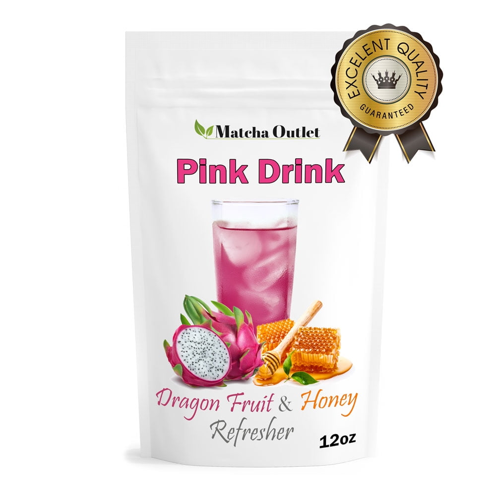 Pink Drink Dragon Fruit & Honey Powder Mix (12oz) - Perfect for ...