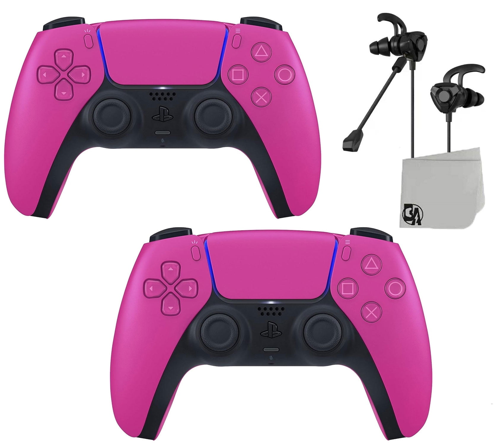 Pink DualSense PS5 Wireless 2 Controller Bundle - Like New - With ...