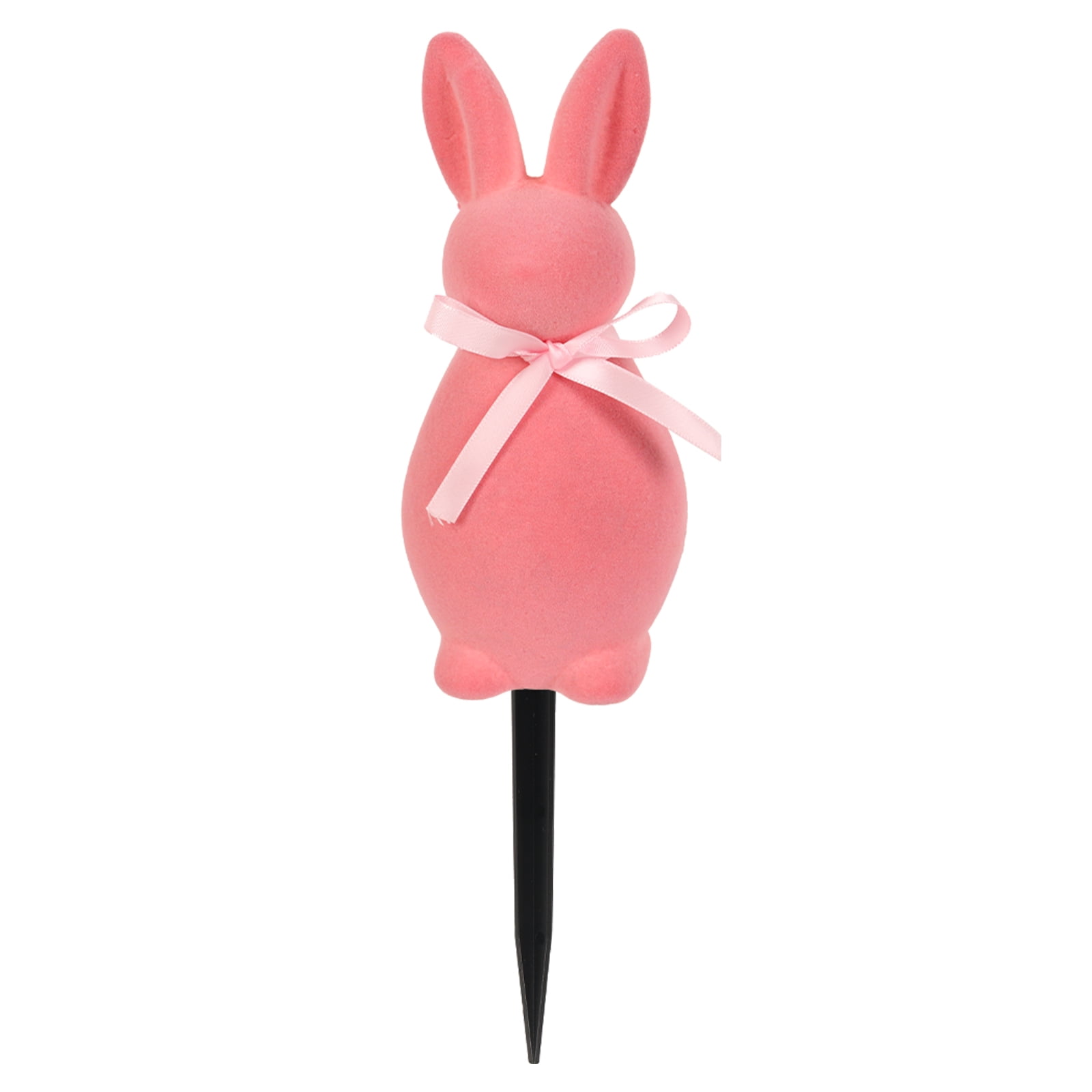 Pink Easter Garden Stake Decorations – Playful Bunny-Shaped Outdoor ...