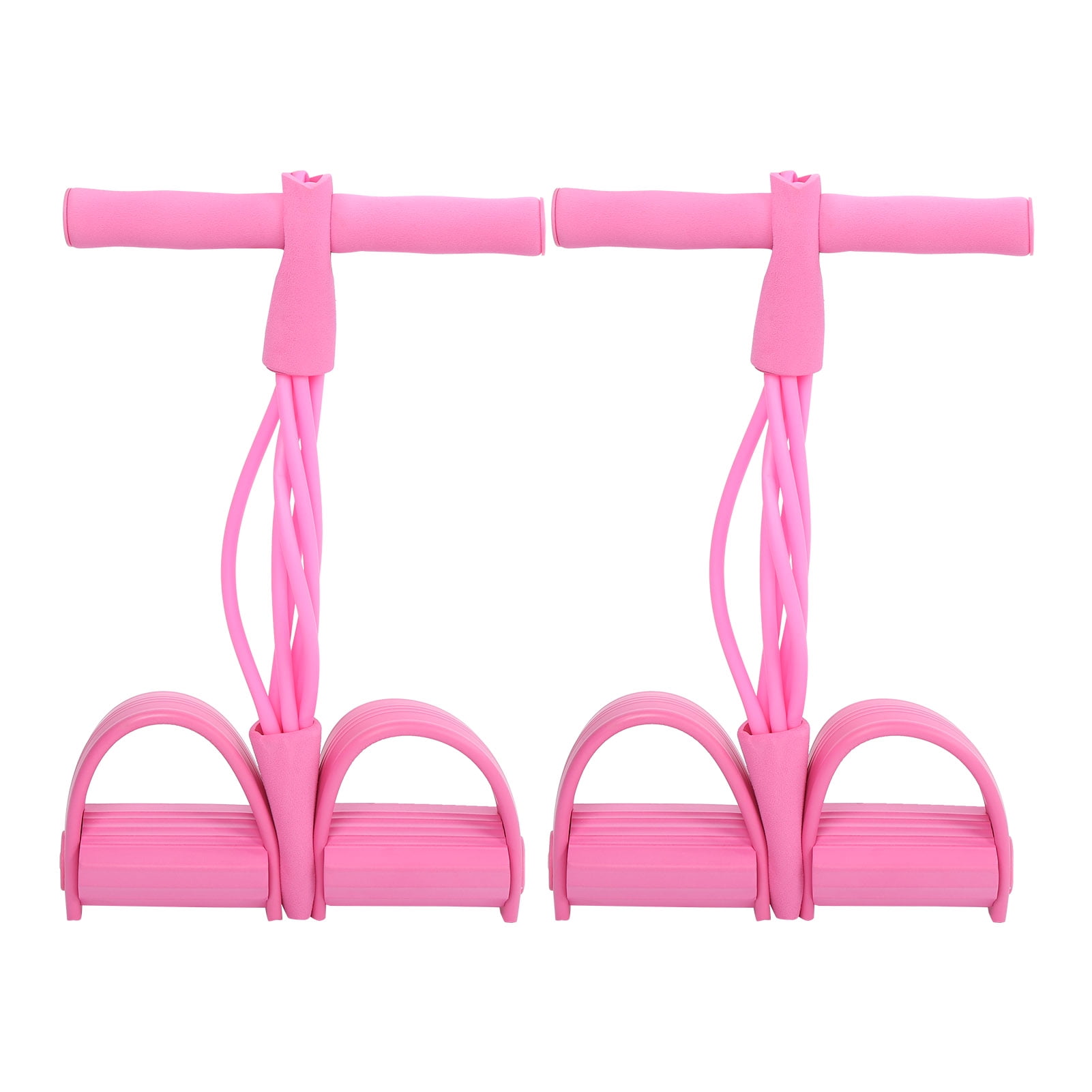 Pink Elastic Resistance Band Set for Sit-Up Training and Yoga ...