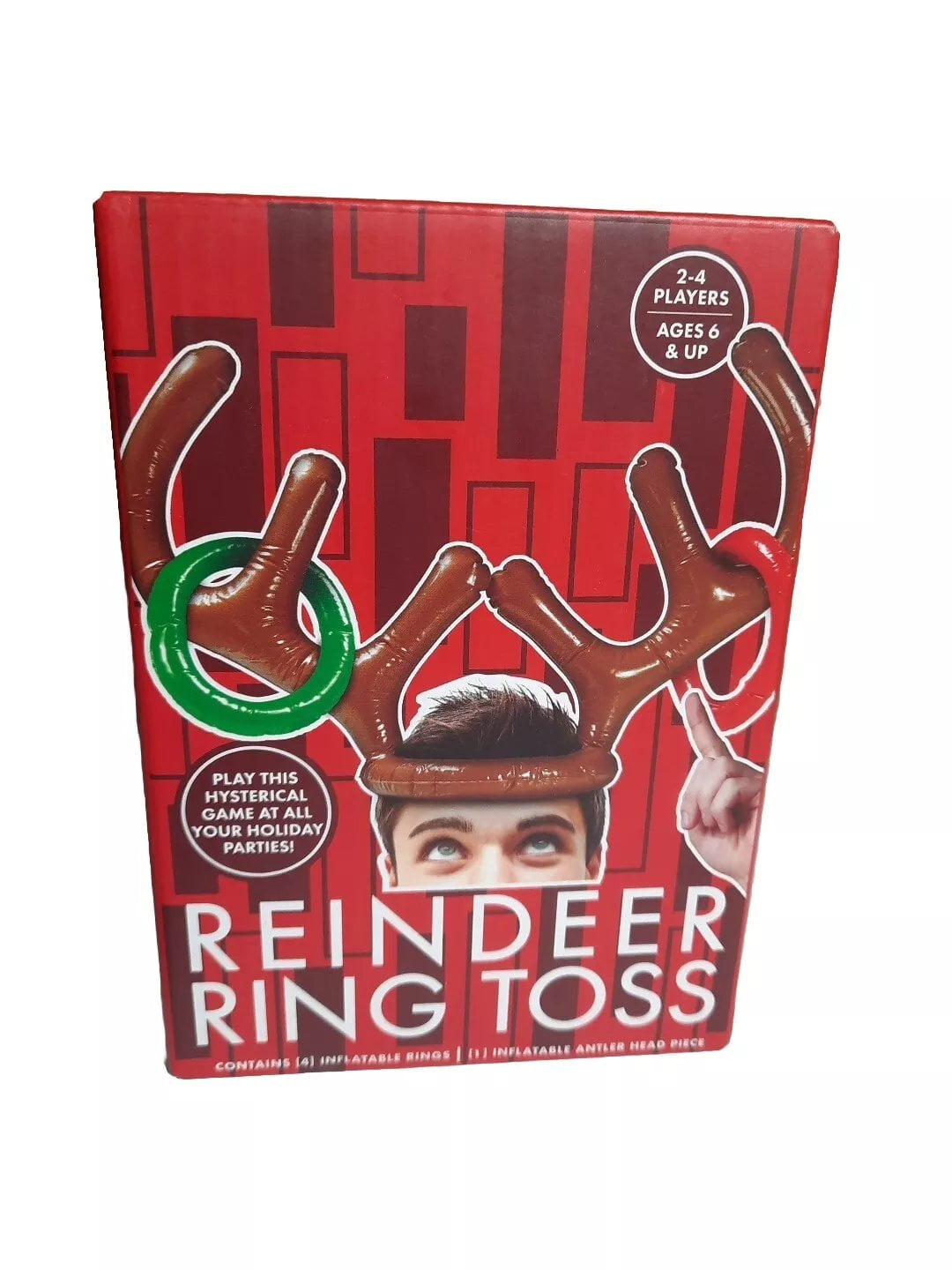 Pink Elephant Gift Reindeer Ring Toss Christmas Holiday Party Game ...