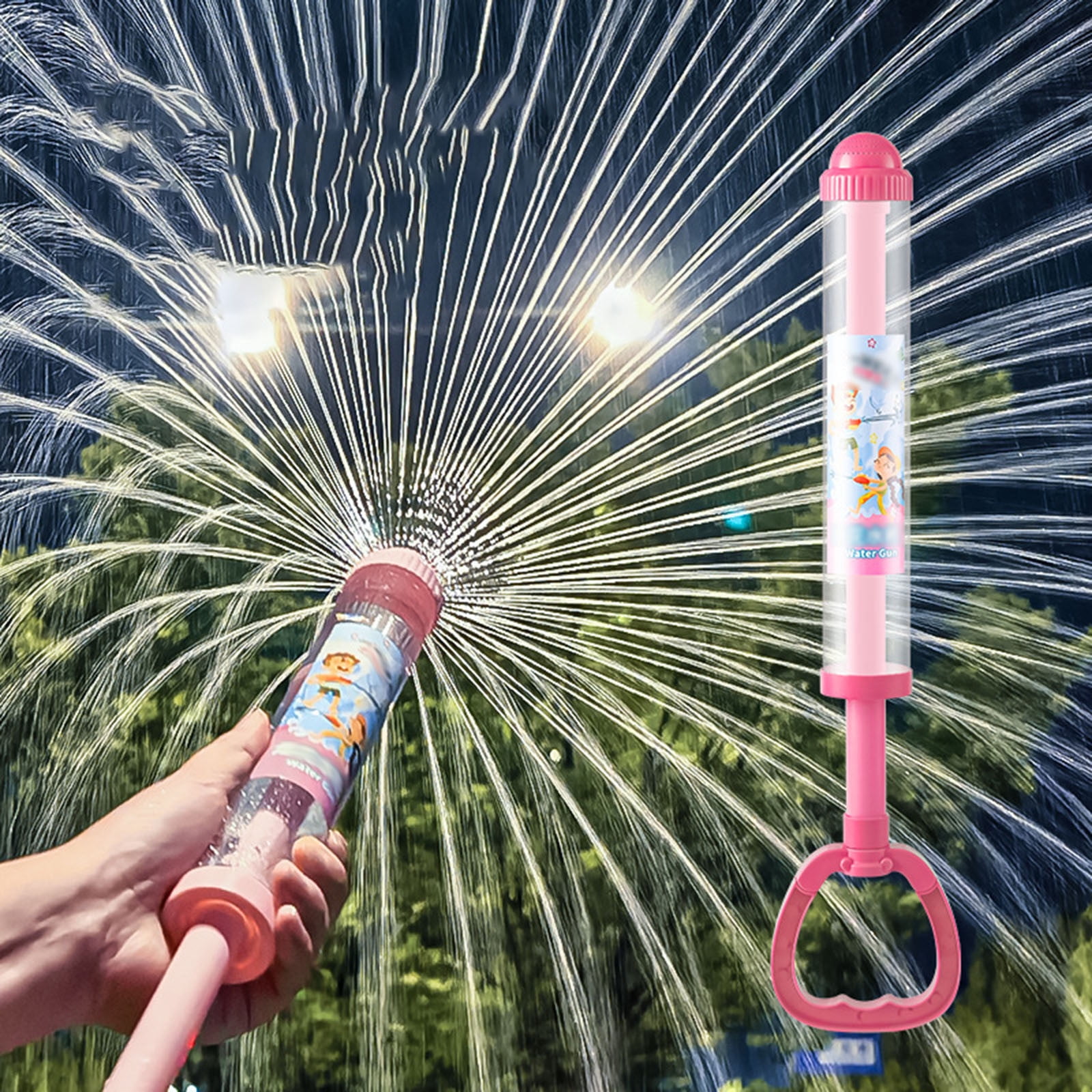Pink Firework Water Toy Romantic Fire-work Water Spray Shooters High ...