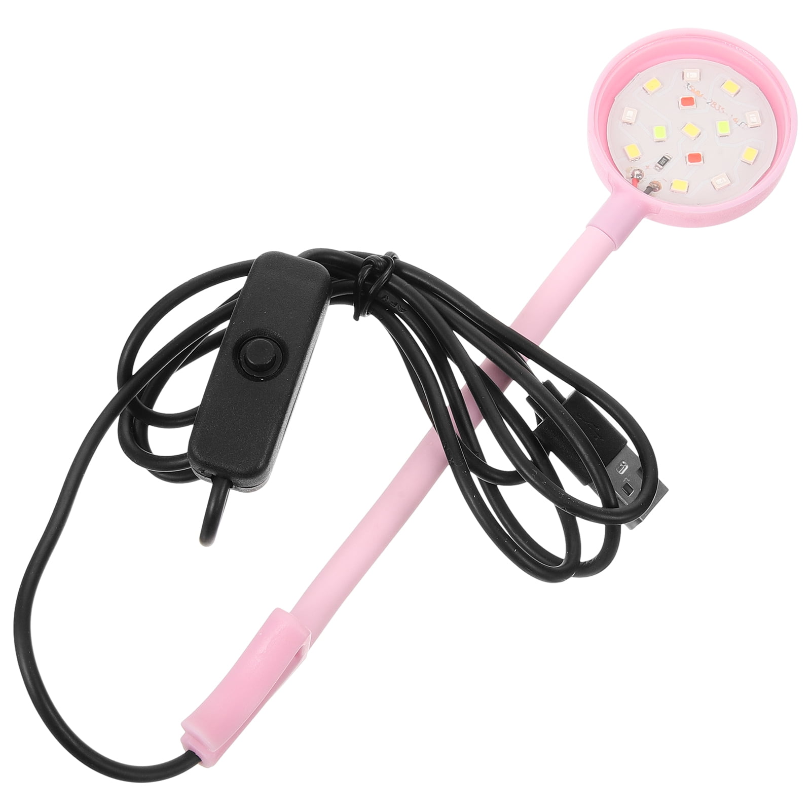 Pink Fish Tank Light Clip on Aquarium LED Lights Full Spectrum ...