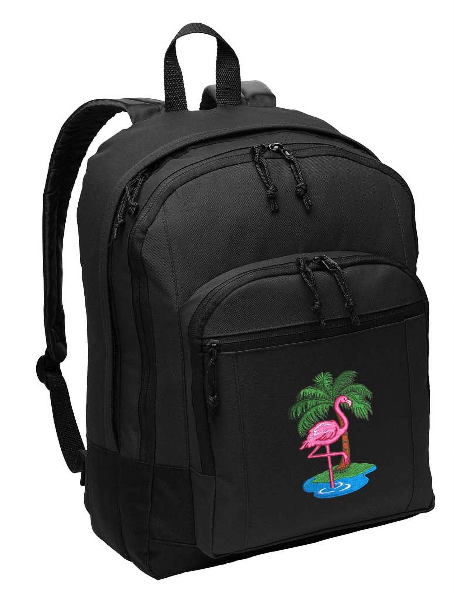 Pink Flamingo Backpack CLASSIC STYLE Flamingos Backpacks Travel ...