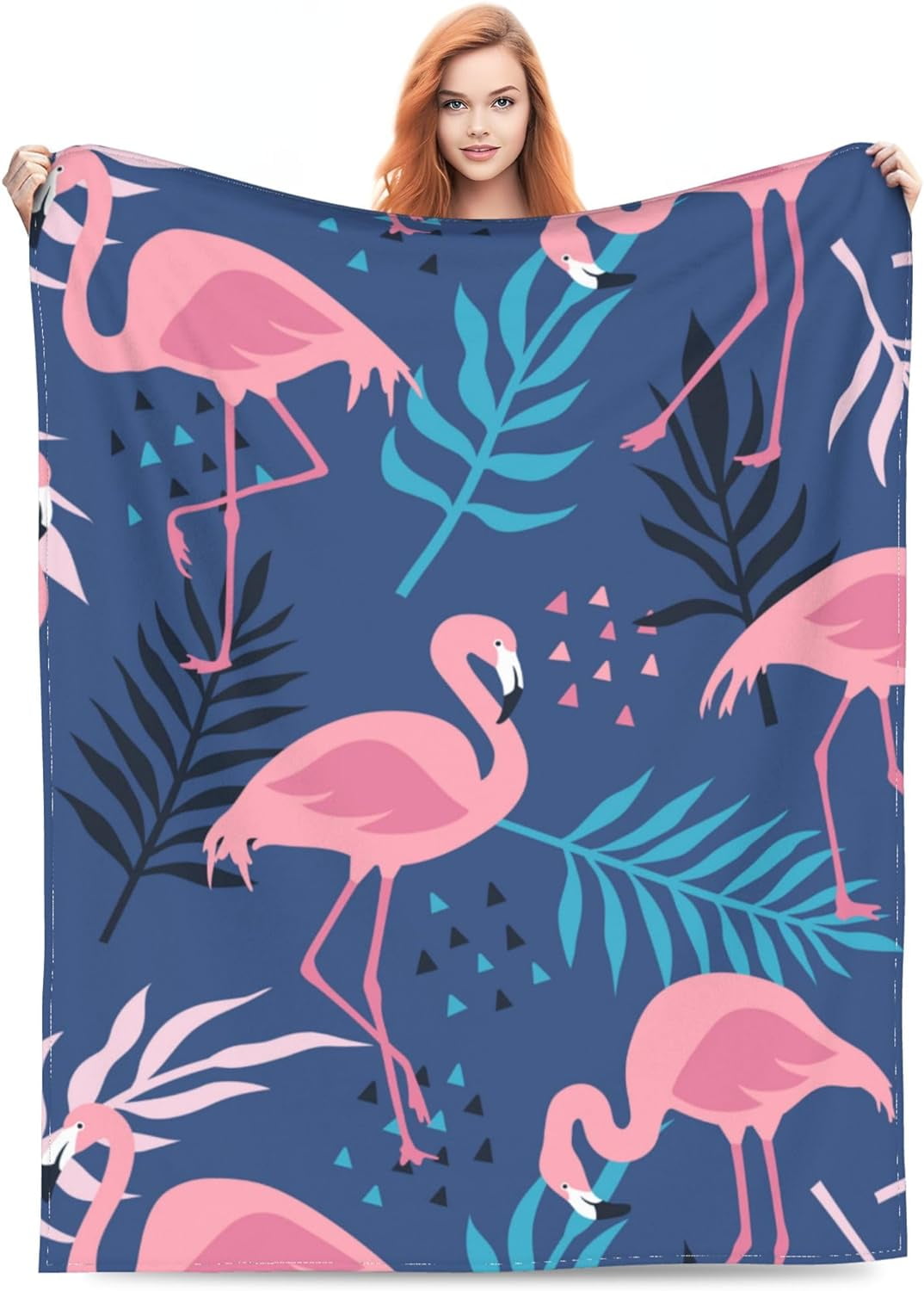 Pink Flamingo Blanket Gifts for Adult Women & Girls Bed for Room ...