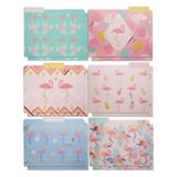 Set of 12 Project File Folders with Notes Section, 1/3 Cut Tab Office ...