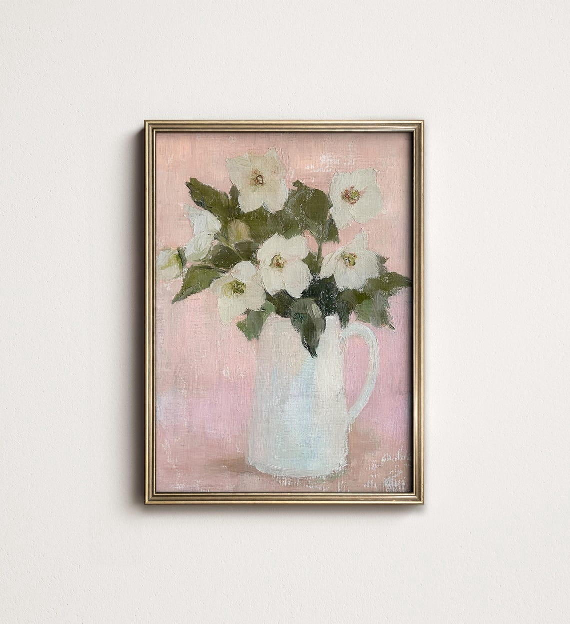 Pink Floral French Country Poster, Unframed Size 16x24 - Walmart.com