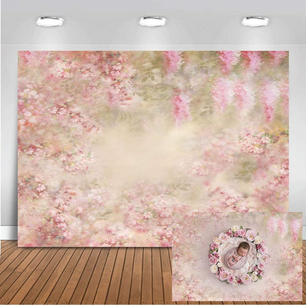 Pink Floral Newborn Photography Backdrop Newborn Baby Infant Photo ...