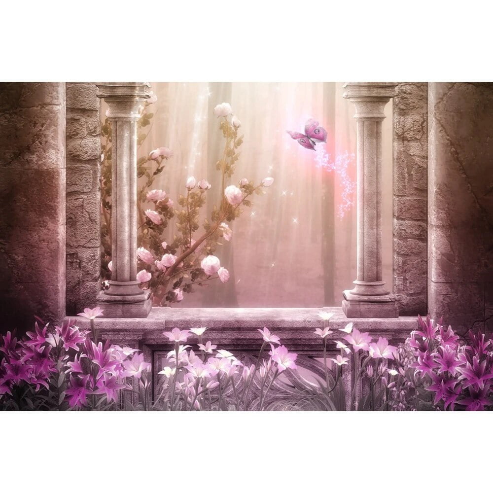 Pink Floral Wedding Boho Backdrop Maternity Photography Newborn ...