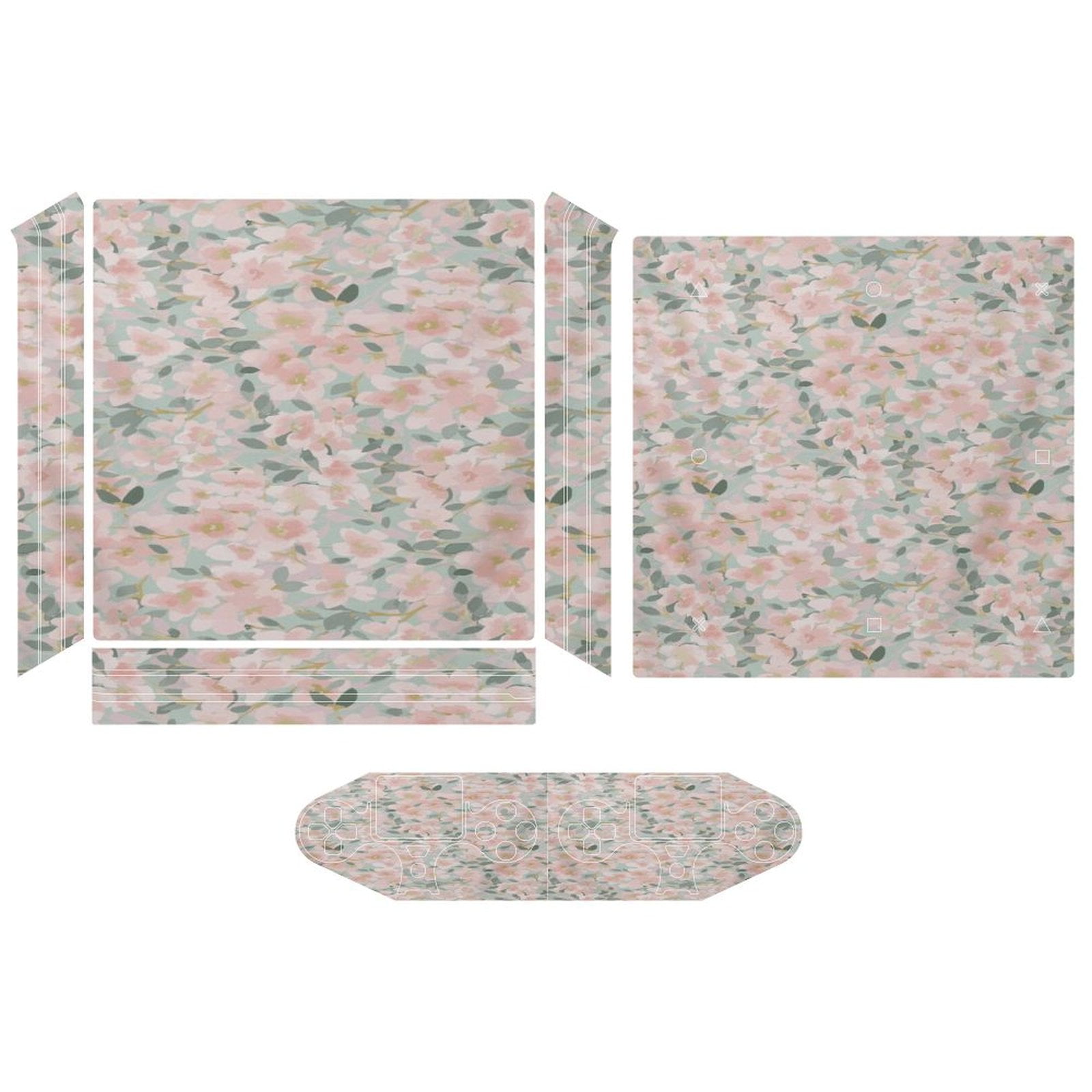 Pink Flower Cherry Blossoms PS4/PS4 Pro/PS4 Slim Skin Sticker For ...