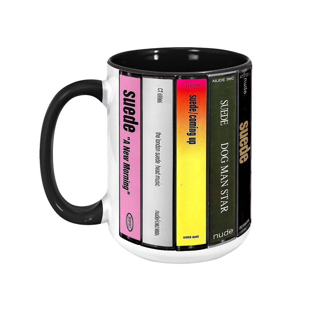 Pink Floyd Albums Cassette Retro Collection Black Accent Mug Drinking ...