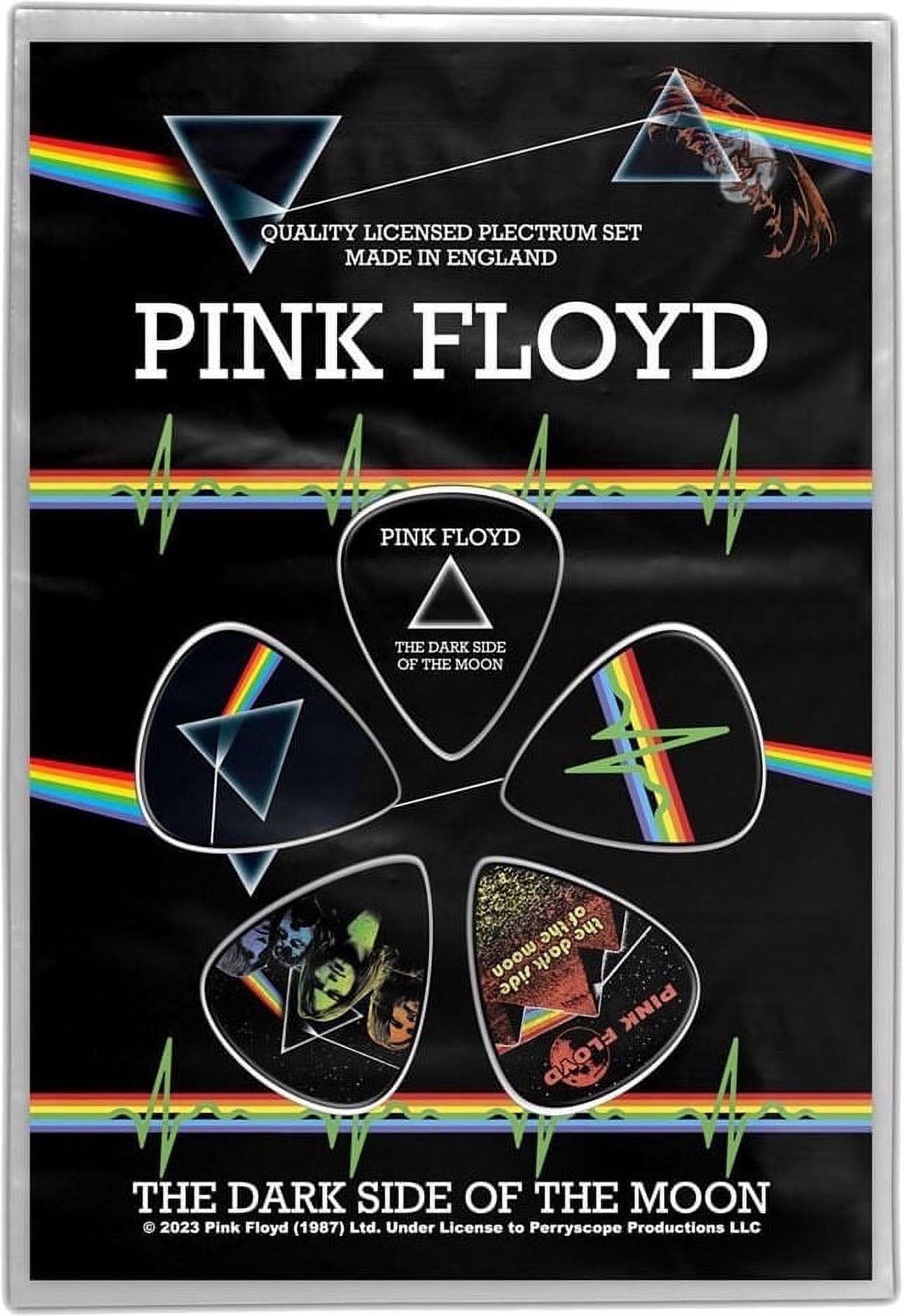 Pink Floyd Dark Side of the Moon Heavy 1mm Guitar Pick Pack Multicolor ...