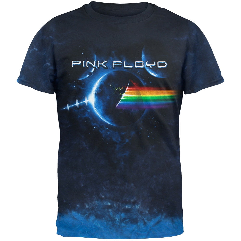 Pink Floyd Men's Pulse Explosion Over-Dye Short Sleeve T Shirt ...