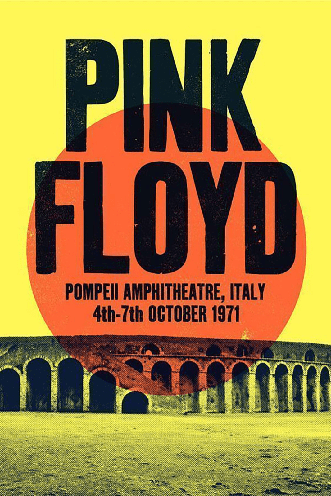 Pink Floyd Music Poster, Classic Rock Legends, Vintage 70s Concert Art ...