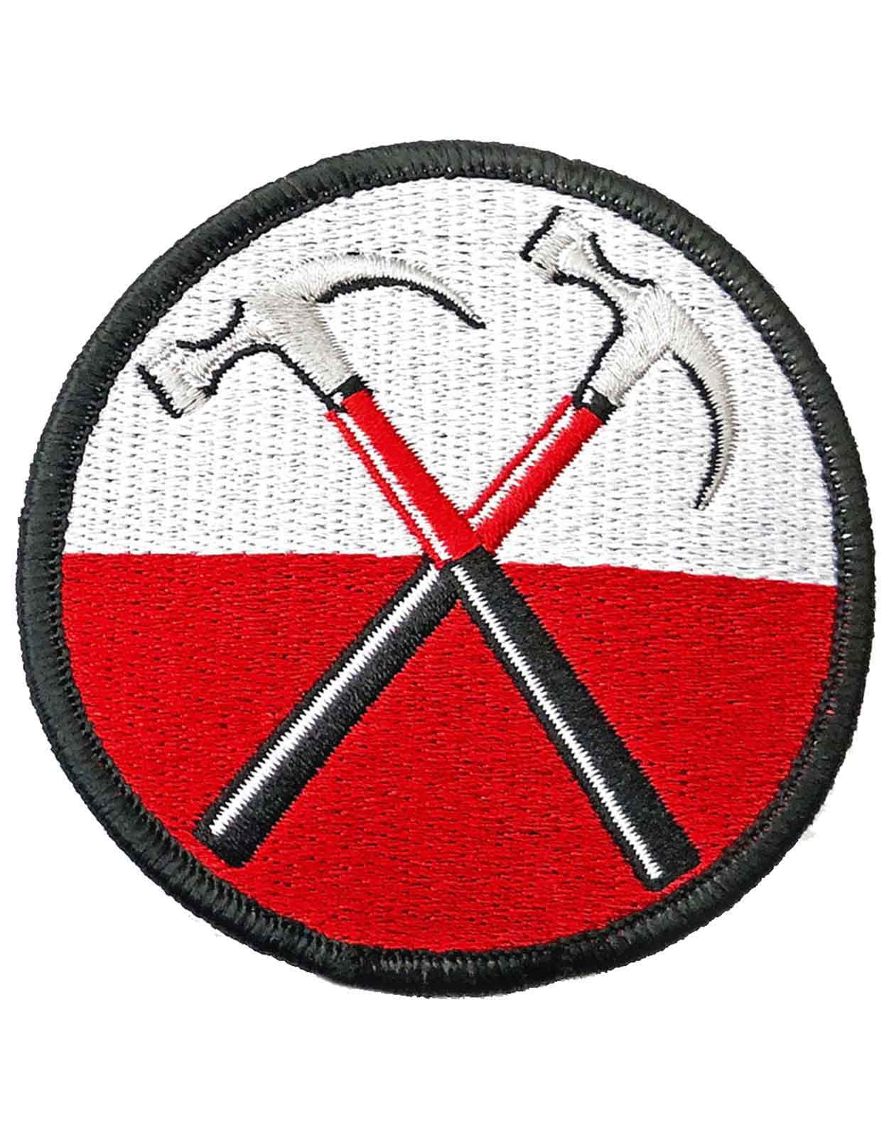 Pink Floyd Patch The Wall Hammers Circle Band Logo new Official Iron On ...
