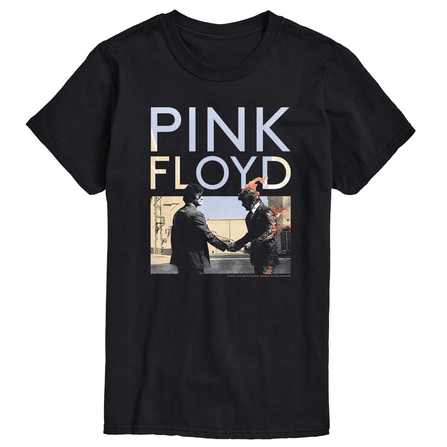 Pink Floyd - Pink Floyd WYWH Handshake Fire - Men's Short Sleeve ...