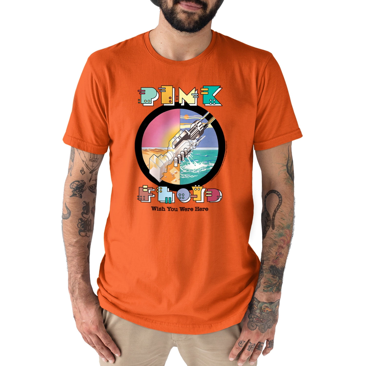 Pink Floyd - Robot Handshake - Men's Short Sleeve Graphic T-Shirt ...