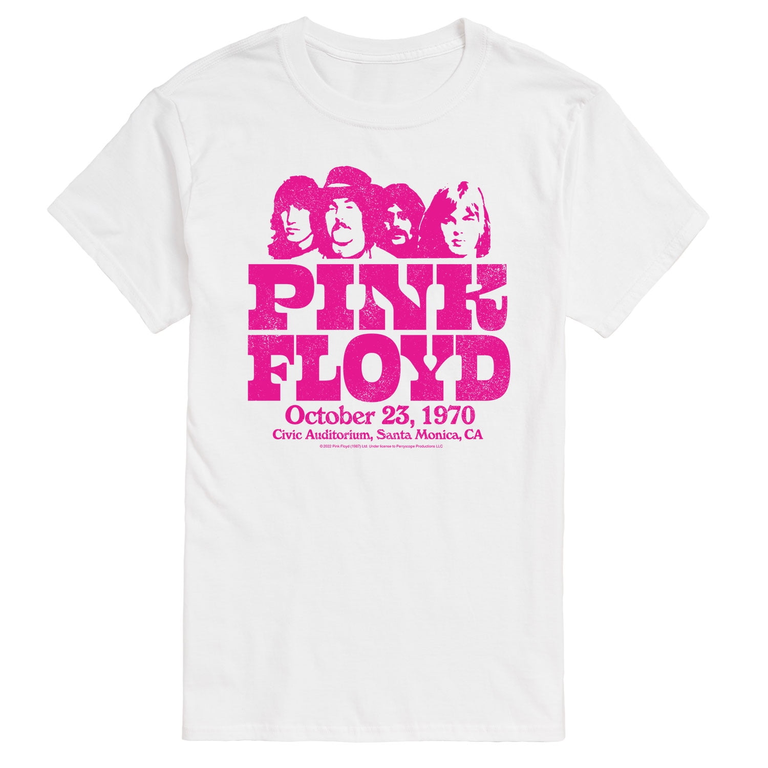 Pink Floyd - Santa Monica Civic - Men's Short Sleeve Graphic T-Shirt ...