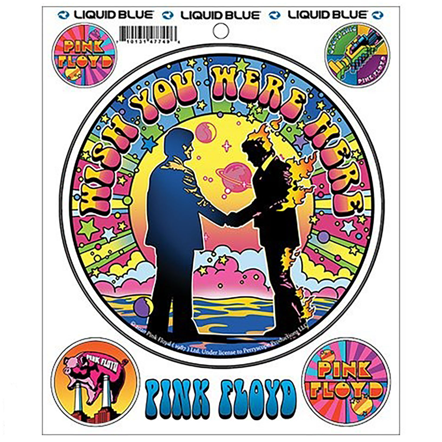 Pink Floyd Sticker Set - Walmart.com