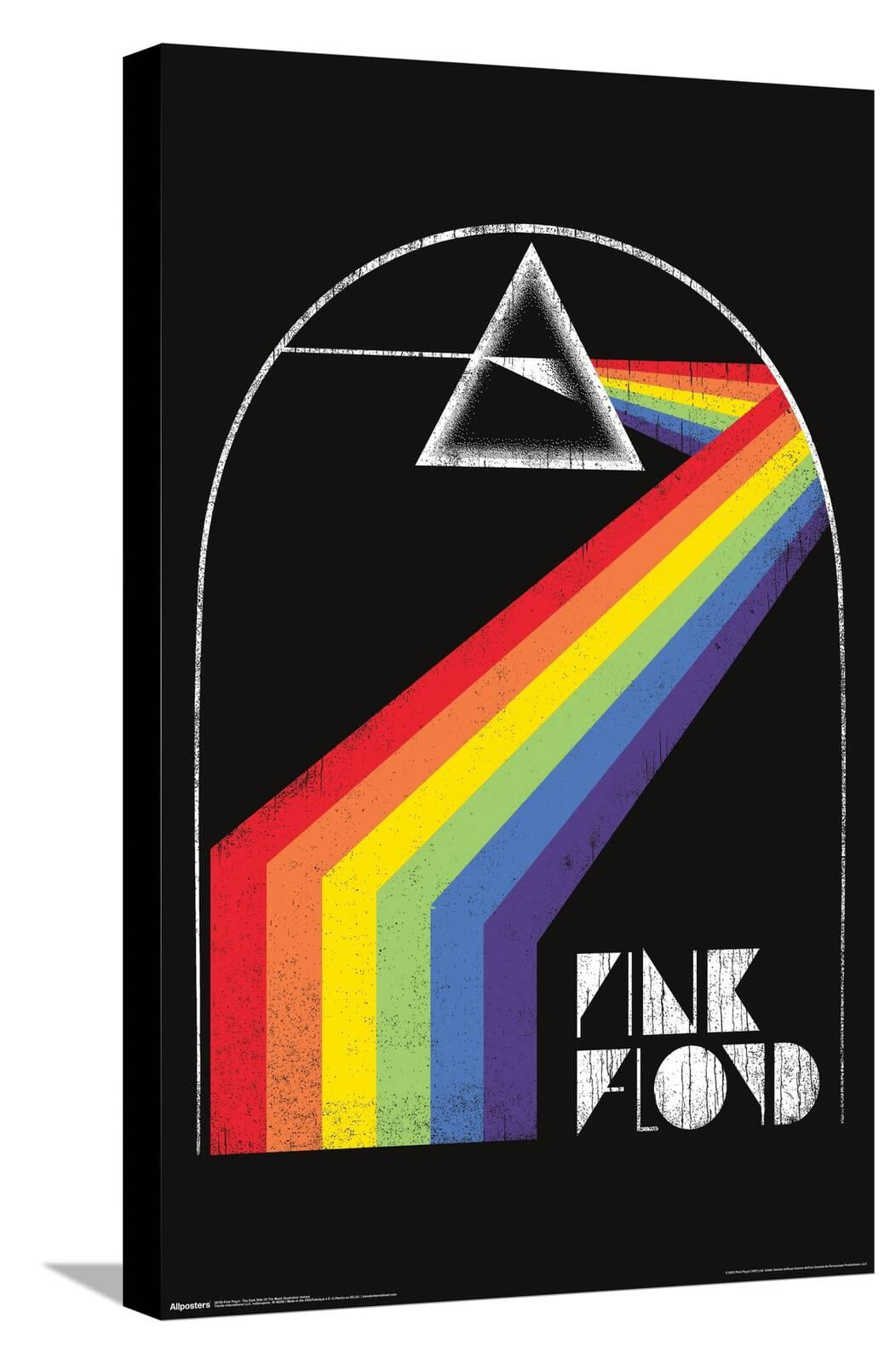 Pink Floyd - The Dark Side Of The Moon Illustration Variant Canvas Wall ...