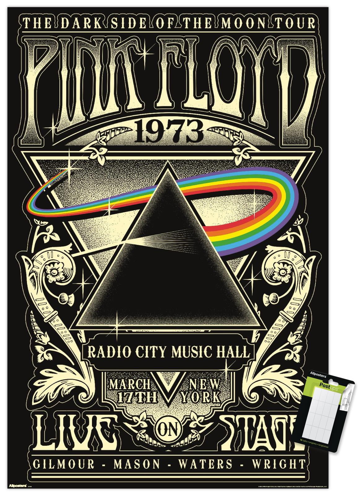 Pink Floyd - The Dark Side Of The Moon Tour 1973 Wall Poster, 22.375" x ...