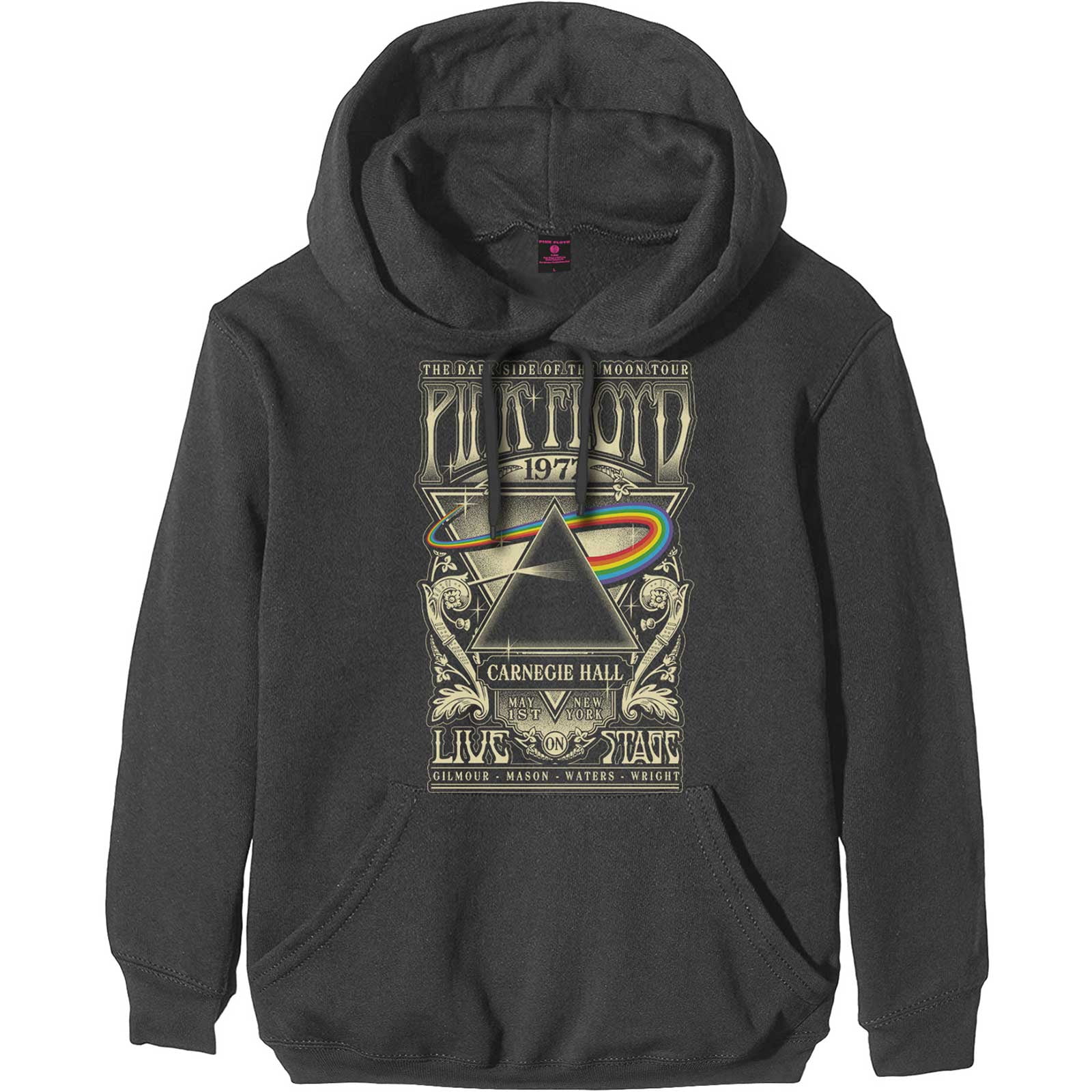 Pink Floyd Unisex Pullover Hoodie Sweatshirt Carnegie Hall Poster ...