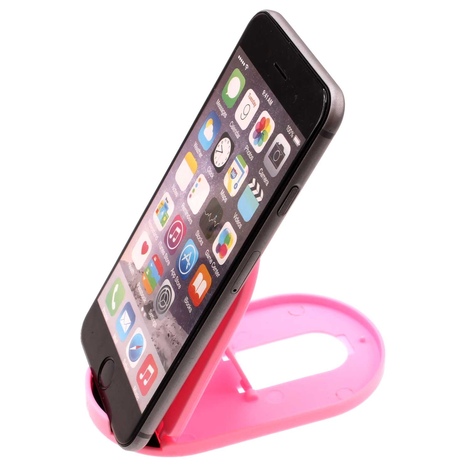 Pink Fold-up Stand for Nokia XR21, X100 - Holder Travel Desktop Cradle ...