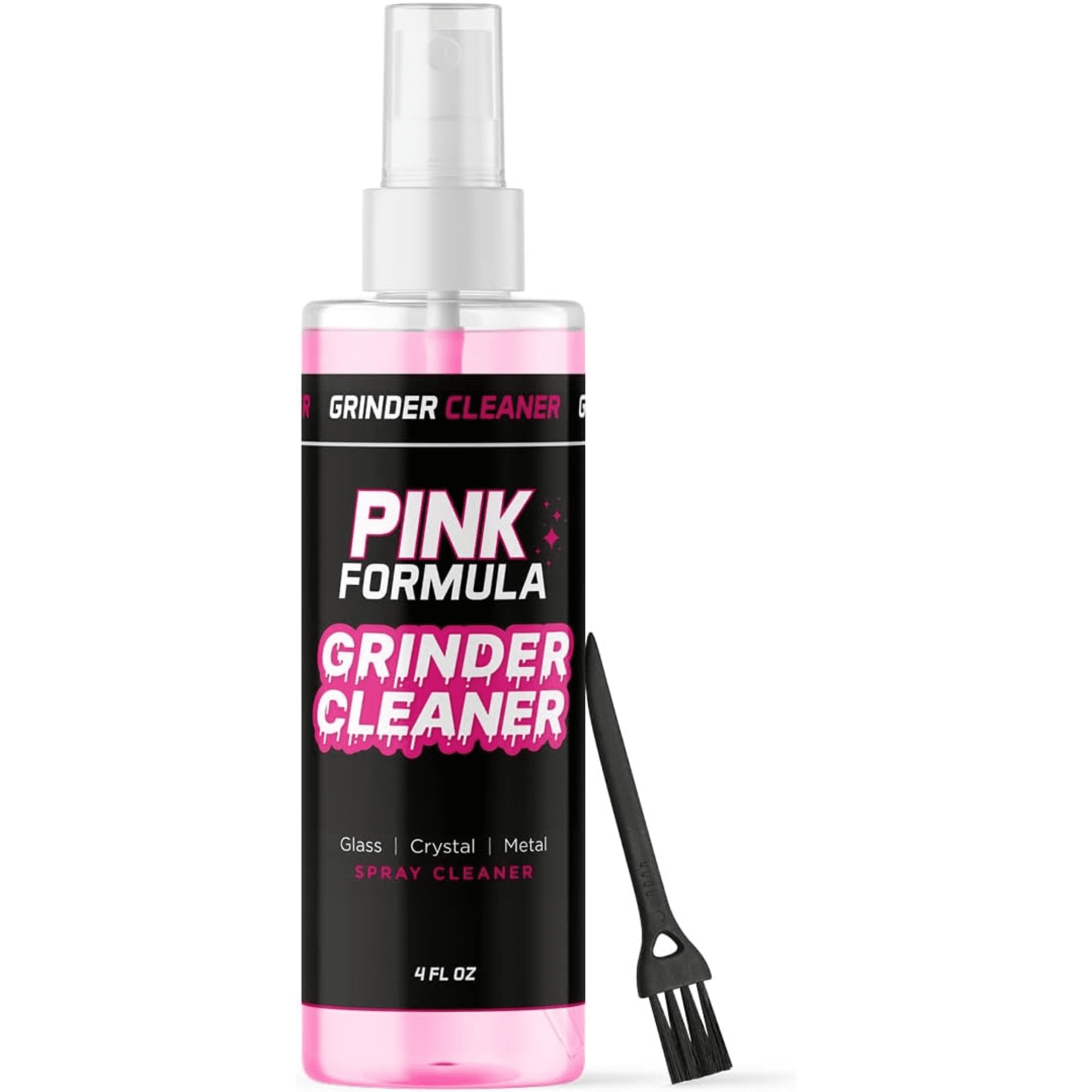 Pink Formula Spice Grinder Cleaner Cleaning Solution for Glass, Crystal ...