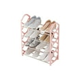 Pink Freestanding Storage Shelf for Bedroom, Shoe Rack Storage ...