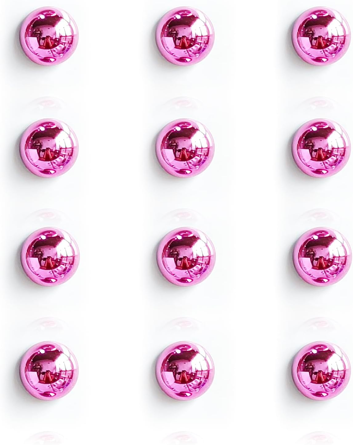Pink Fridge Magnets 12PCS Small Round Magnet for Refrigerator Decor 0 ...