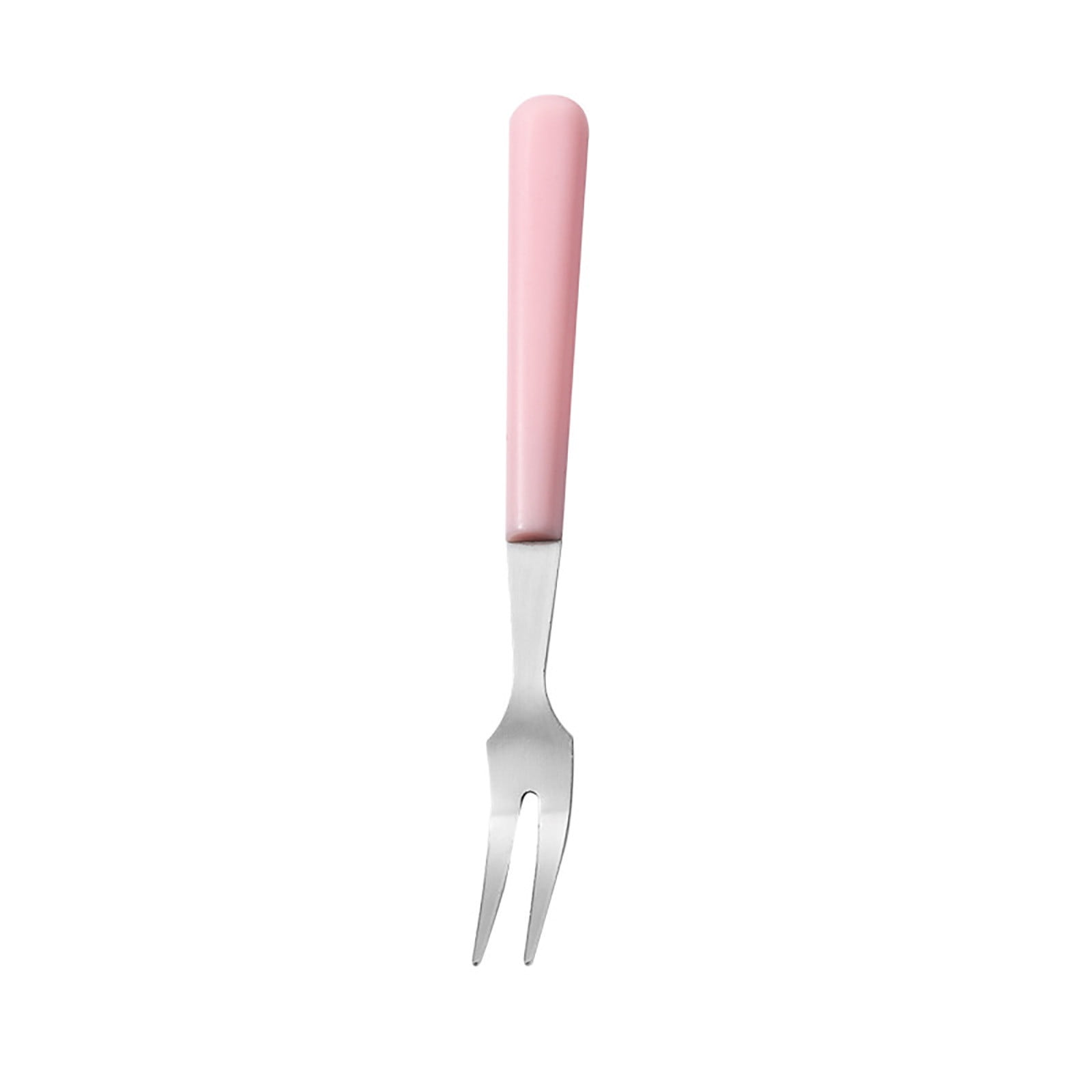 Pink Fruit Fork Fruit Fork Pink Stainless Steel Mini Dessert Pick for ...