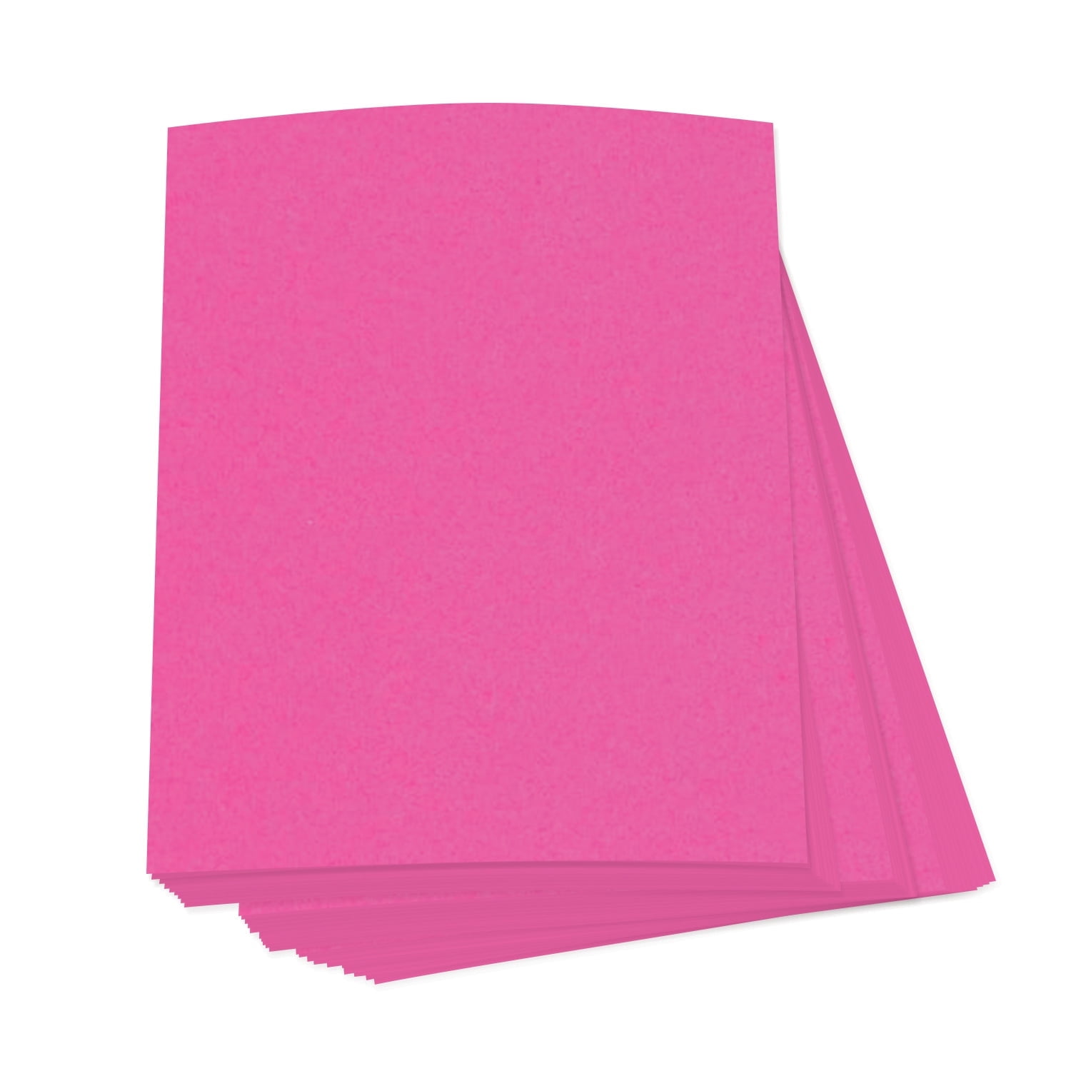 Pink - Full Sheet Bright Neon Fluorescent Labels (Stickers) - 8.5" x 11 ...