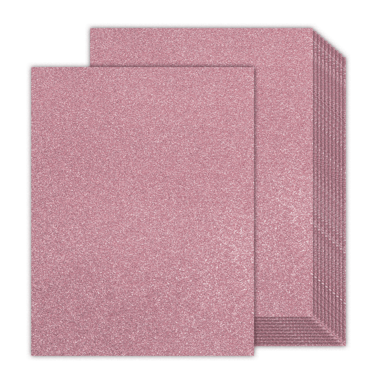 Pink Glitter Cardstock 8.5x11 Double-Sided 24 Sheets, Goefun Pink No ...