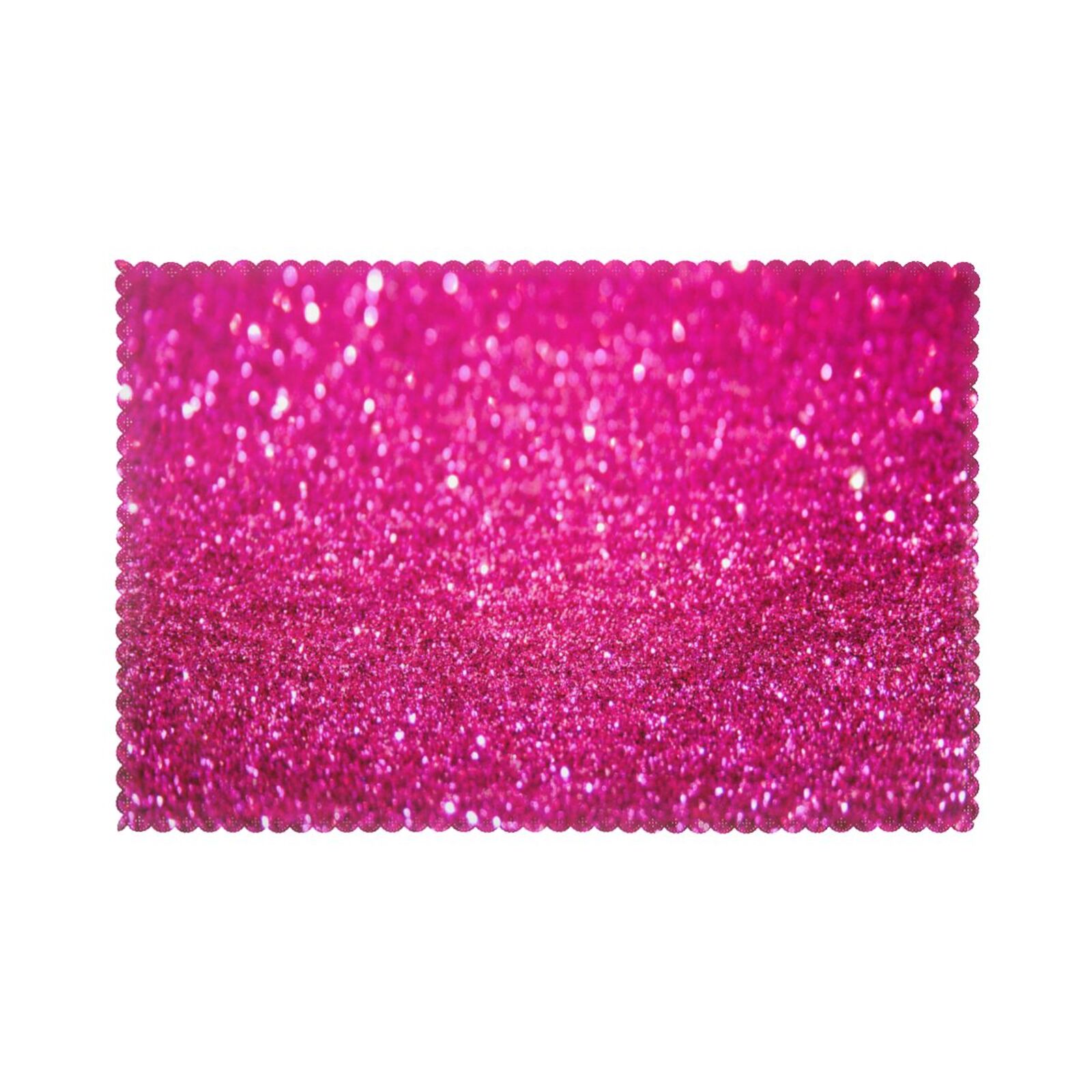 Pink Glitter Placemats for Dining Table Set of 6 Washable Table Mats ...