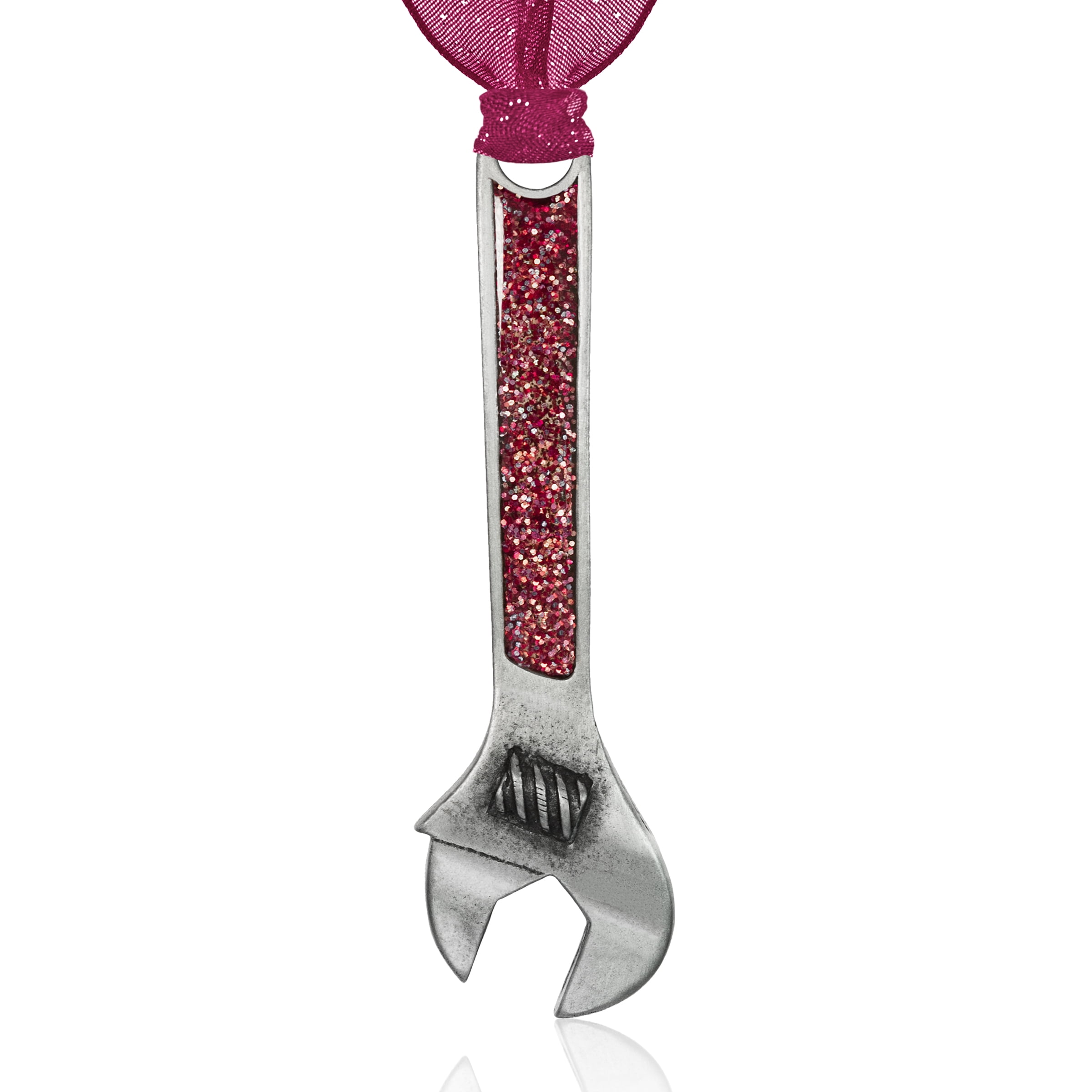Pink Glitter Wrench Tool Ornament - Walmart.com