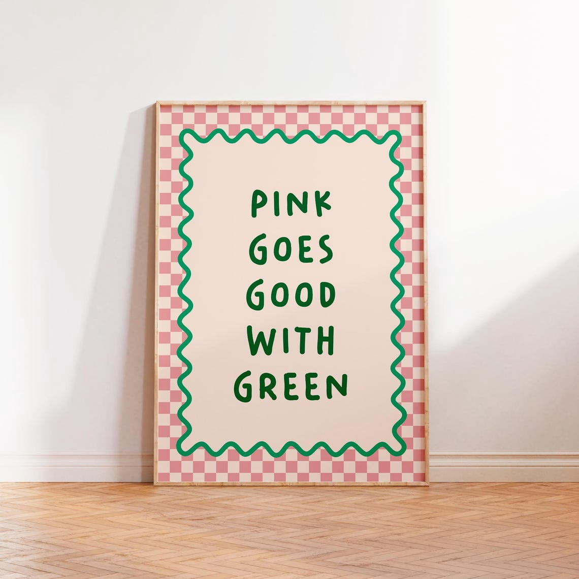 Pink Goes Good With Green Poster, Movie Theatre Broadway Good Witch ...